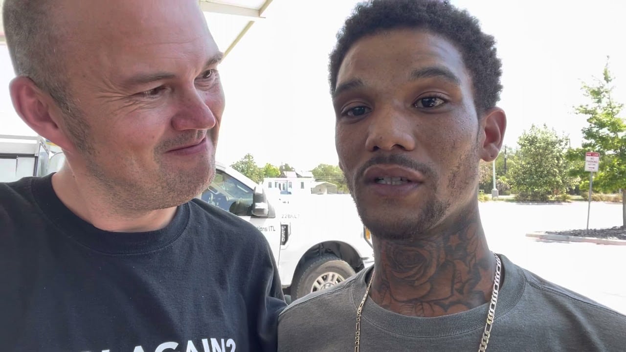 HOMELESS MAN FELL DOWN, GOT SET FREE AND MET GOD IN A GAS STATION IN ...